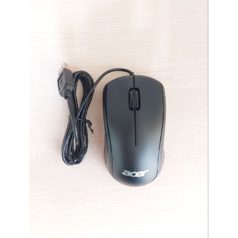 【全新】宏碁acer 原廠有線滑鼠 USB滑鼠 光學滑鼠 霧面 好握 USB鍵盤 小款 MP368 筆電桌機都可用 | 蝦皮購物