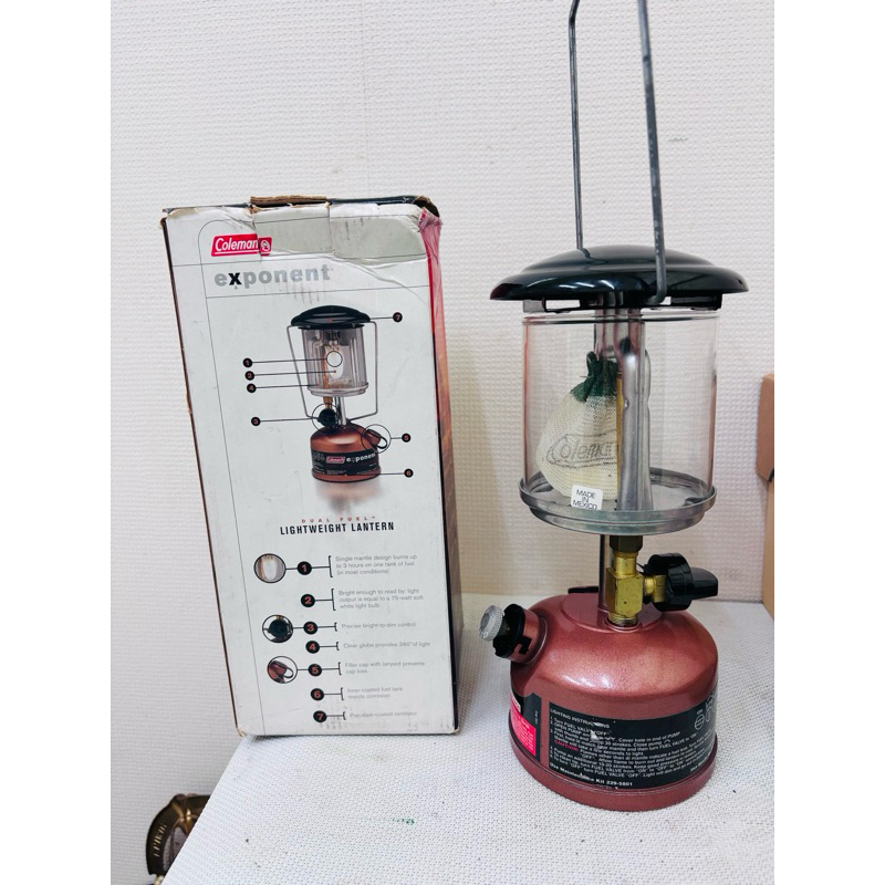 售 品名：全新盒裝美國製Coleman 229超小型汽化燈附原廠燈芯2008/5製 | 蝦皮購物
