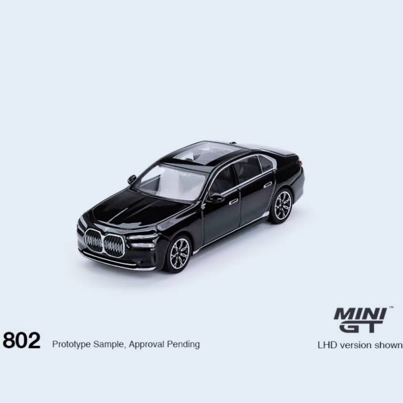 MINI GT 802 全新現貨 左駕版 黑色寶馬 BMW i7 電動豪車 完整呈現全景式天窗 | 蝦皮購物