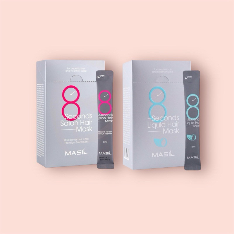 韓國 MASIL 8秒 沙龍頂級護髮髮膜 隨身包 攜帶方便 8ml*20/盒 | 蝦皮購物