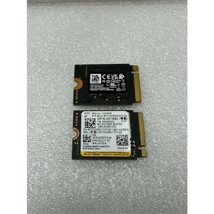 【美光 Micron 2550 1T 1TB 1024G Gen4 X4】PCIe4 NVMe M.2 SSD 2230 | 蝦皮購物