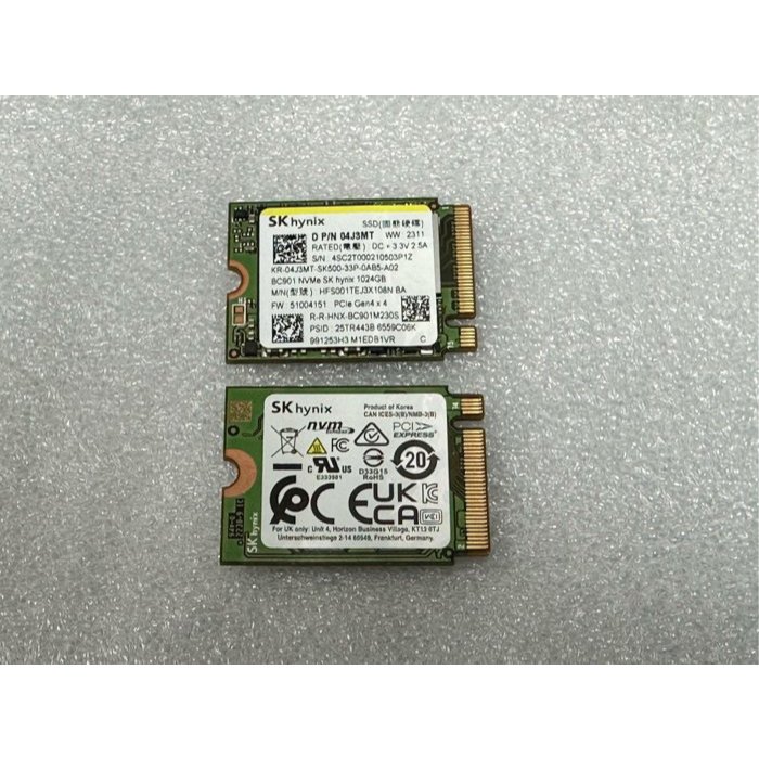 【SK hynix BC901 1TB 1T Gen4 X4】PCIe4.0 NVMe M.2 SSD 2230 | 蝦皮購物
