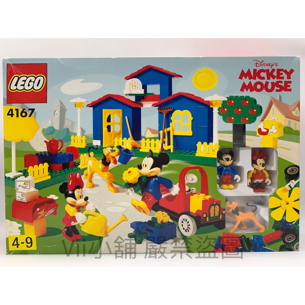 樂高 LEGO 迪士尼 Disney 4167 米奇之家 米妮 高飛狗 絕版 老物 | 蝦皮購物