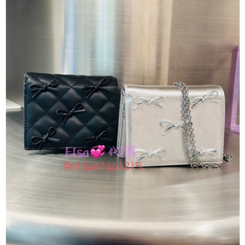 🔥限定款蝴蝶結🎀鏈條短夾🔥 【開立發票🧾】 ️ELSA代購 ️新加坡小CK品牌專櫃正貨代購CK6-10680910 | 蝦皮購物