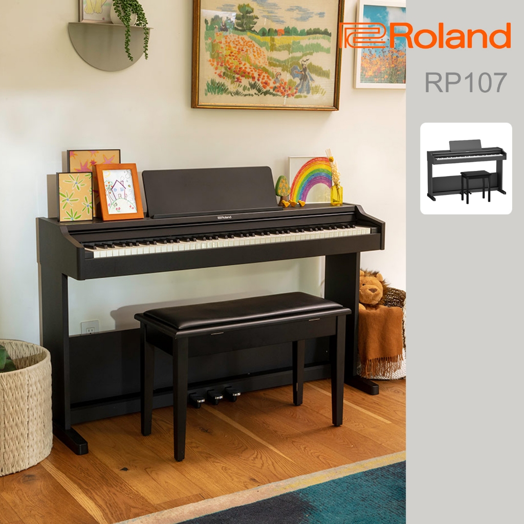 小叮噹的店 琴師到府安裝 ROLAND RP107 88鍵電鋼琴 數位鋼琴 RP-107 | 蝦皮購物