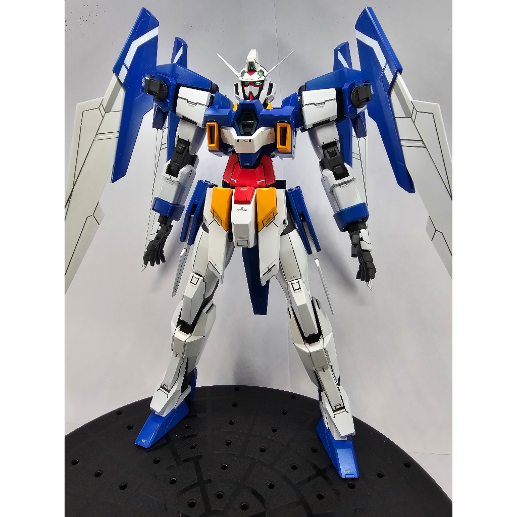 MG AGE II 殺肉 有噴塗 萬代 鋼彈 模型 HG RG | 蝦皮購物