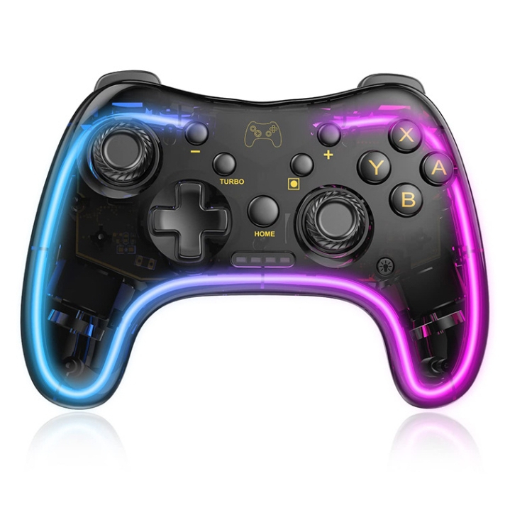 SWITCH2 PRO手把 電競RGB 震動 自動連發 PC通用 STEAM玩魔物獵人荒野 可連蘋果 安卓手機平板 | 蝦皮購物