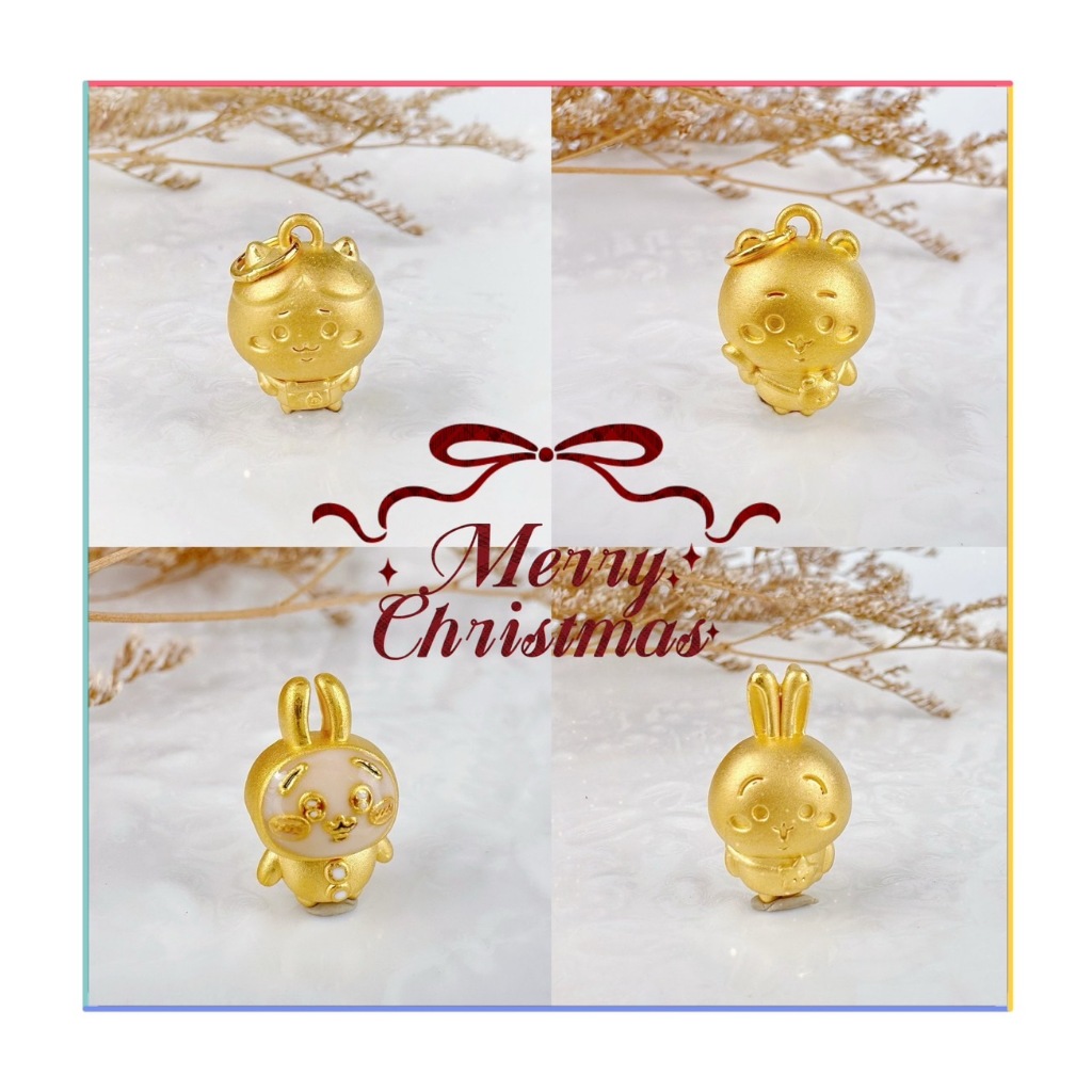 【金宏大銀樓】純金9999吉伊卡哇墜子贈鍍18k銀鏈 七夕情人節 情人送禮 黃金墜子 281 283 282 284 | 蝦皮購物