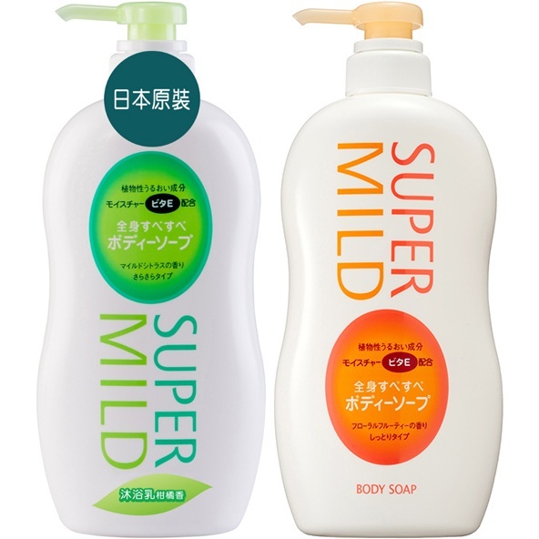 詩波蜜柔 SUPER MILD 沐浴乳 650ml 花果香 柑橘香 滋潤型 清爽型 | 蝦皮購物