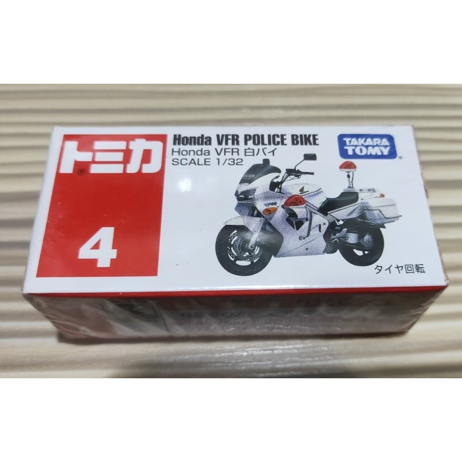 全新tomica no.4 HONDA VFR POLICE BIKE 警用摩托車 警察摩托車 | 蝦皮購物