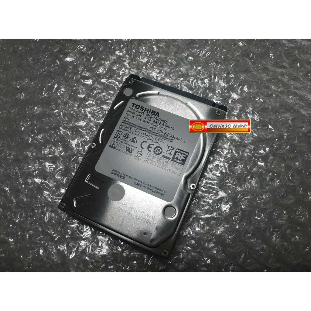 東芝 TOSHIBA 500G SATA3 快取8M MQ01ABD050 2.5吋硬碟 筆記型電腦專用 支援PS4 | 蝦皮購物