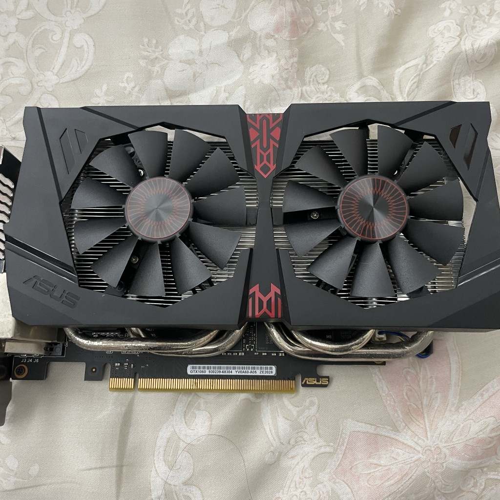 【二手】ASUS strix 顯示卡 GTX1060 6g + AMD CPU風扇 | 蝦皮購物