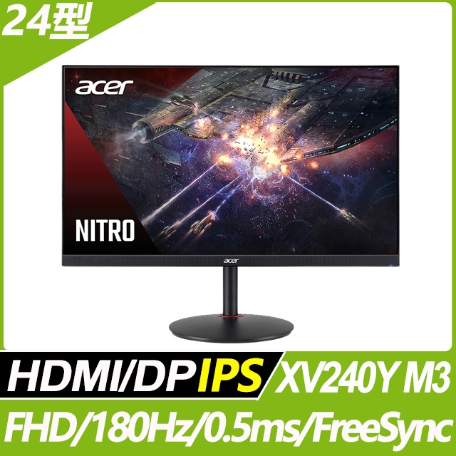 Acer XV240Y M3(24型/FHD/HDMI/DP/IPS)9805.XV240.301 | 蝦皮購物