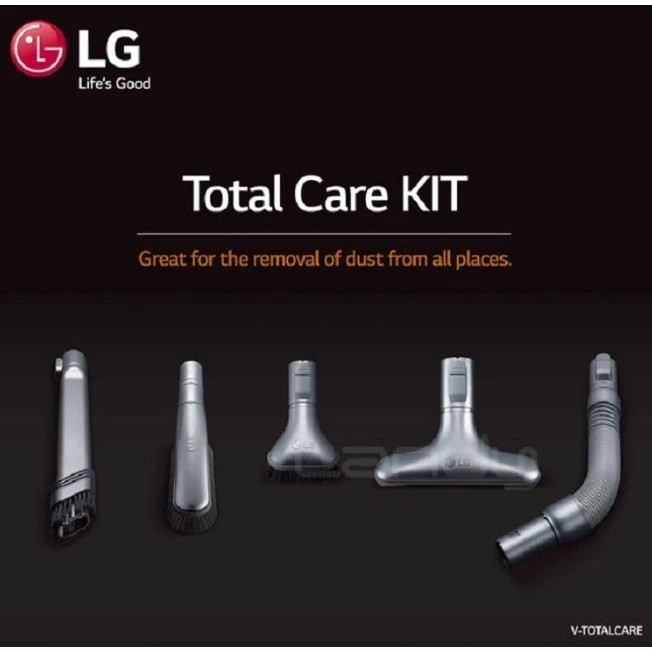 全新【LG 樂金】Total care KIT 全套/彎曲吸頭/多角度軟毛/頑垢專用硬毛/床墊吸頭/隙縫吸頭 4500元 | 蝦皮購物