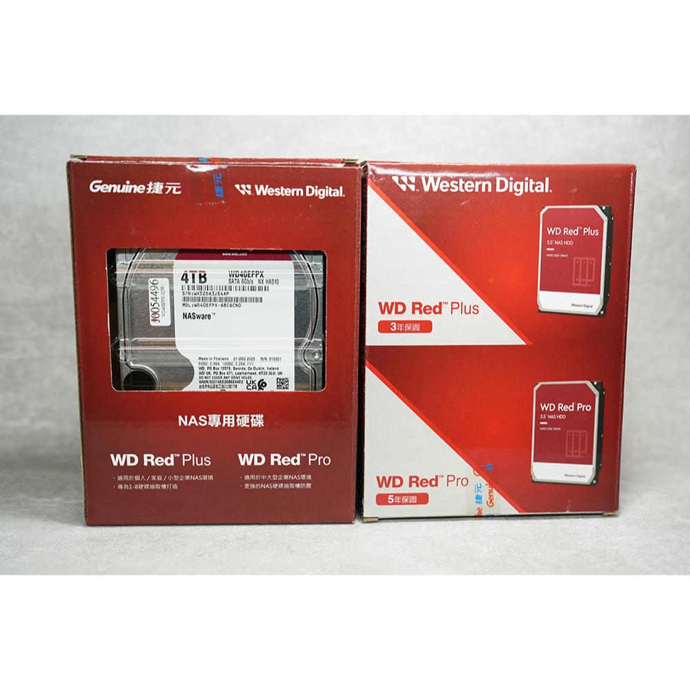 WD Red Plus NAS HDD 4TB x2 （8TB) | 蝦皮購物