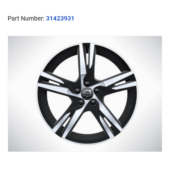 【YGAUTO】全新 正品 外匯 原裝 原廠 富豪 VOLVO 19吋 鋁圈 31423931 鋁圈蓋 31414935 | 蝦皮購物