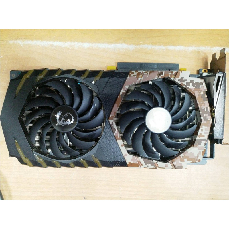 MSI 微星 GTX 1060 6G GAMING CAMO SQUAD 迷彩龍 非礦卡-拆機良品 | 蝦皮購物