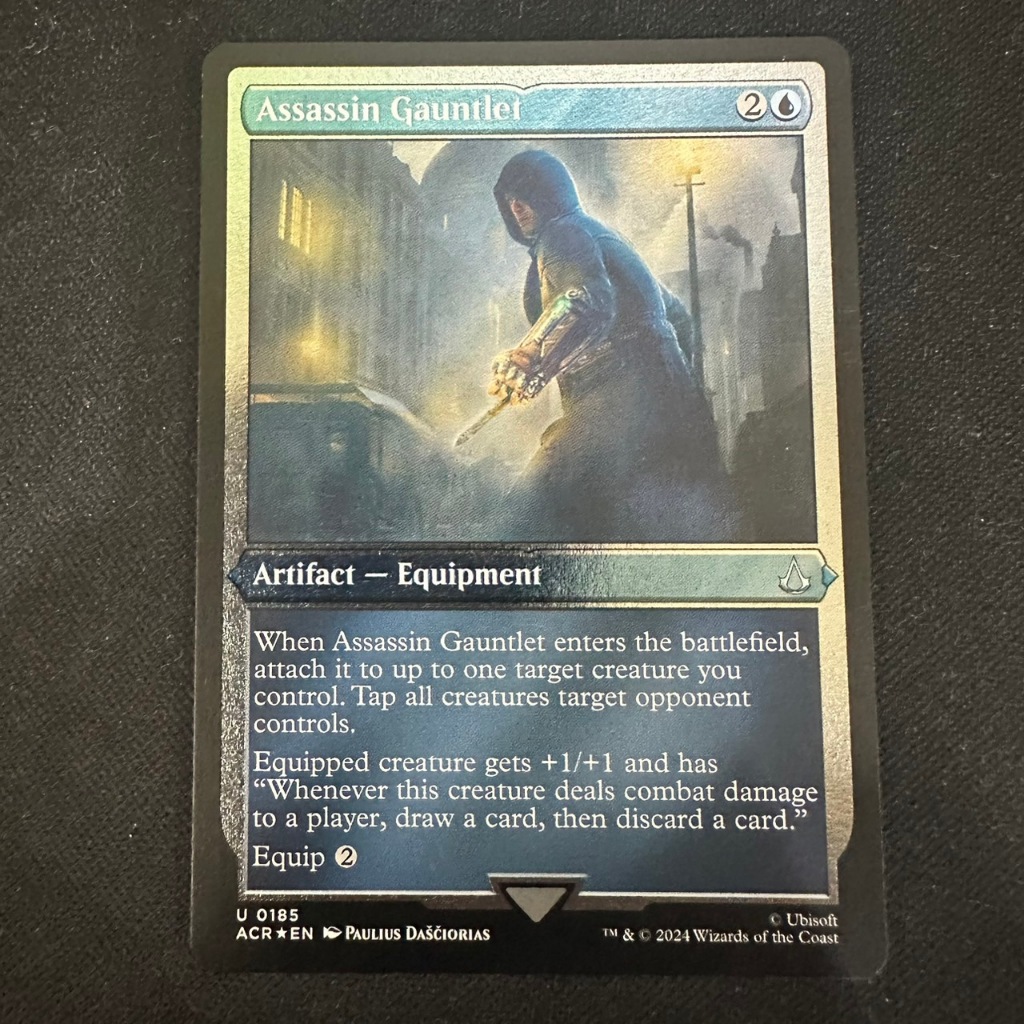 (C) 魔法風雲會 MTG ACR 0185 Assassin Gauntlet 蝕刻閃 英文版 | 蝦皮購物