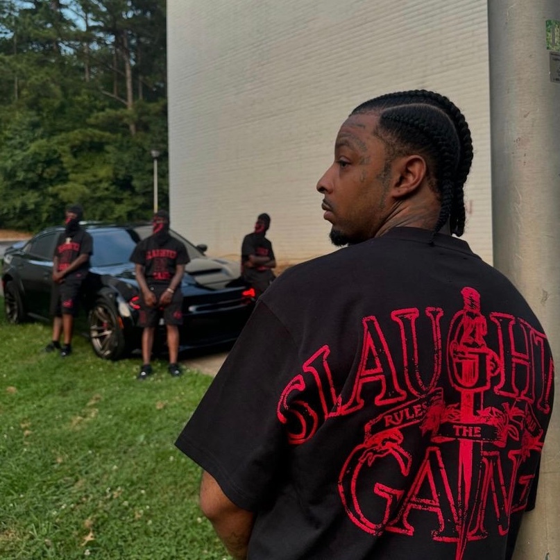 全新商品 字母 SLAUGHTER GANG 短袖 TEE | 蝦皮購物