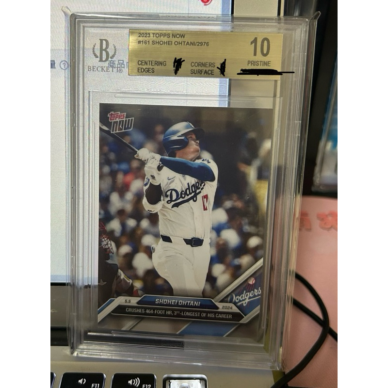 BGS 10 大谷翔平 球員卡 2024 MLB TOPPS NOW Card 161 個人生涯第三遠特大HR | 蝦皮購物