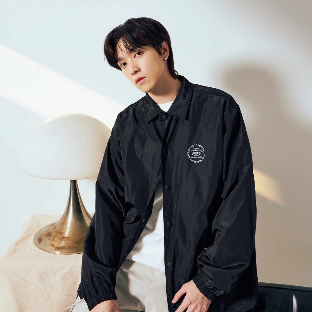 CACO-NAVY經典教練外套-男【I1NA044】 | 蝦皮購物