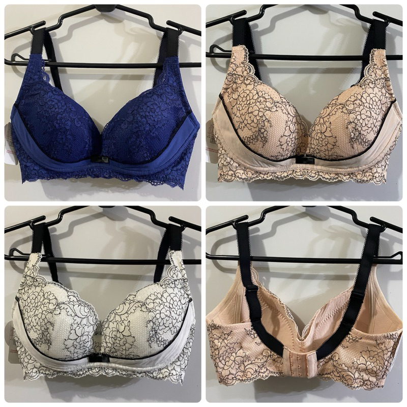 曼黛瑪璉深邃藍/牙白/活妍膚無鋼圈內衣70E/70F | 蝦皮購物