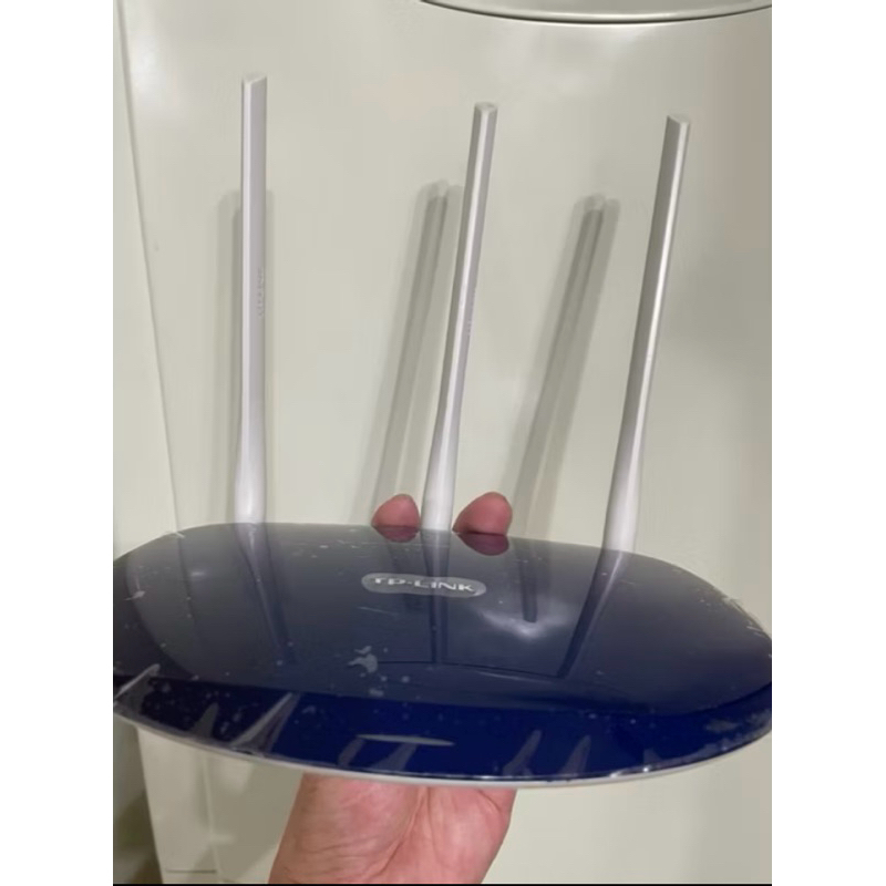 已經通過測試 穿透力超強tp-link 無線路由器 TL-WR886N wifi 幾乎全新 很少使用 深藍色烤漆 | 蝦皮購物