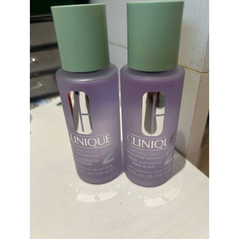 【clinique 倩碧】 三步驟溫和潔膚水2號 100ml 2瓶合售 蝦皮購物