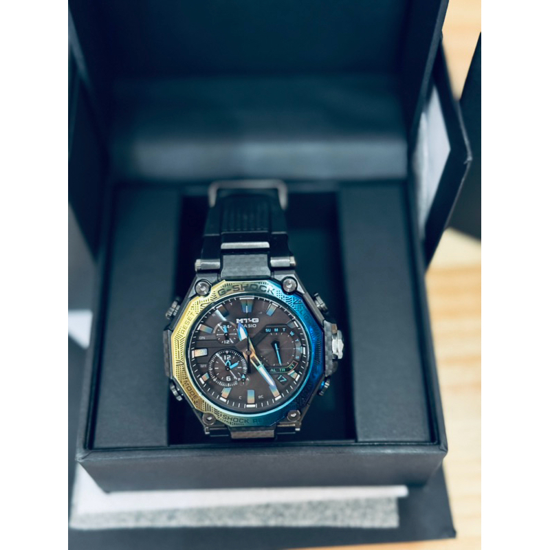 CASIO卡西歐 MTG-B2000 系列 MTG-B2000YR-1A 城市風景緻色彩潮流腕表 49.8mm 近乎全新 | 蝦皮購物