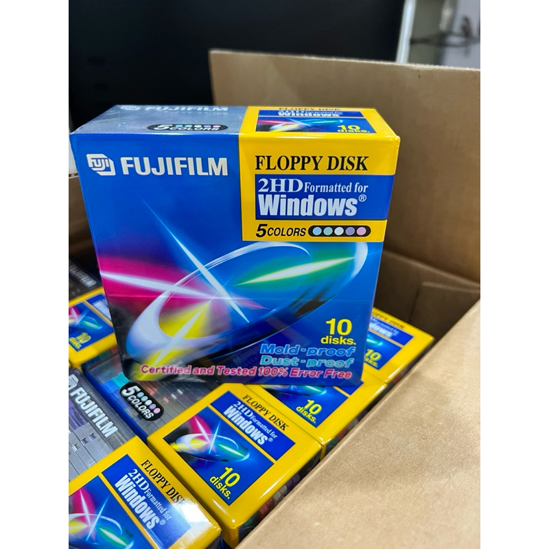 Fujifilm 富士1.44mb Floppy Disk 2HD 3.5吋磁碟片 磁片（現貨，下標馬上寄） | 蝦皮購物