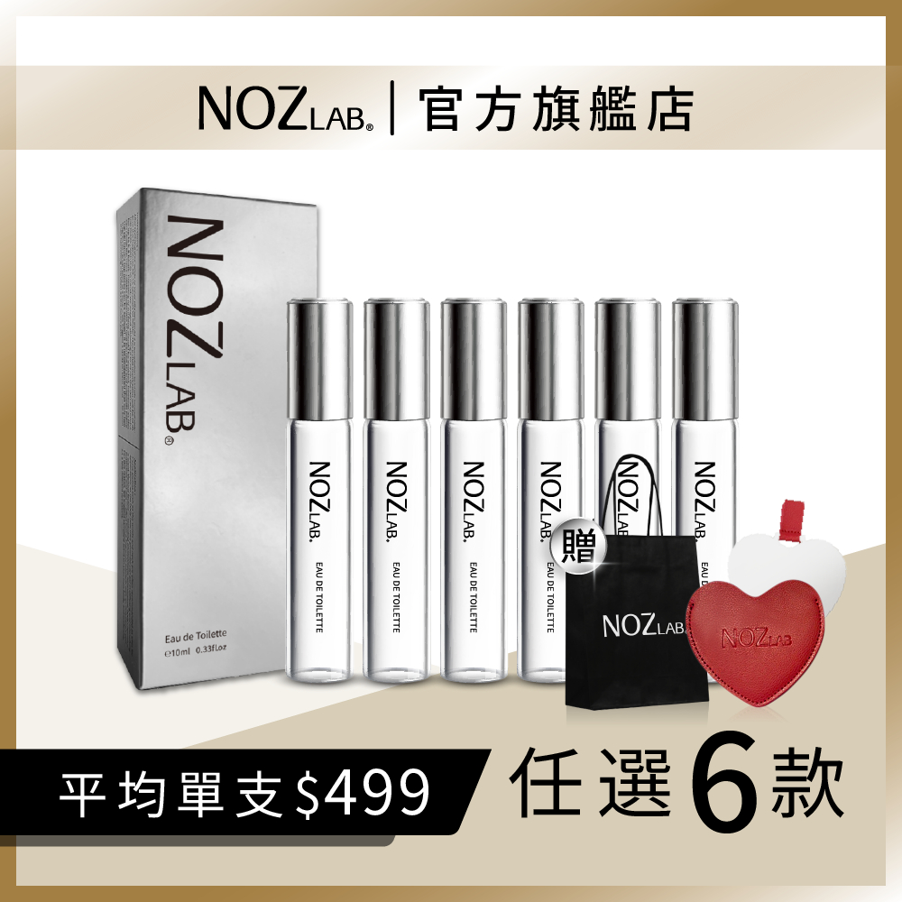 【官方旗艦店】NOZ LAB. 韓系口袋香水｜銀盒 6入任選｜送愛心鏡 ️享44折｜10ml 淡香水｜蝦皮獨家 | 蝦皮購物