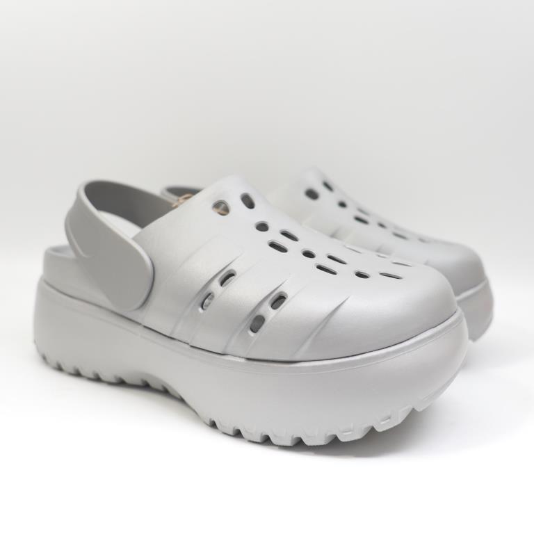 ADIDAS ADILETTE CLOG PLATFORM 女生款 厚底 洞洞鞋 JQ9879 愛迪達 雲朵 泡芙 懶人 | 蝦皮購物