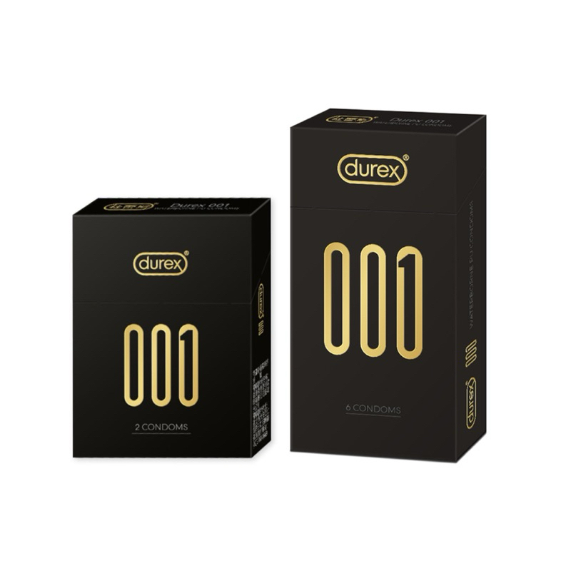 杜蕾斯Durex 001水性聚氨酯 超薄型0.01標準裝 保險套 衛生套 安全套 避孕套2入4入 | 蝦皮購物
