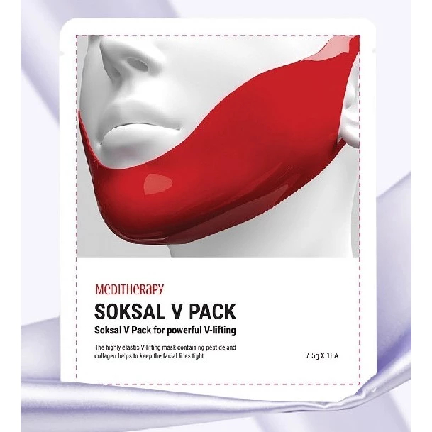 【水漾小舖】Meditherapy SOKSAL V Pack 5ea Hydrogel Chin V - 線條提升面膜 | 蝦皮購物