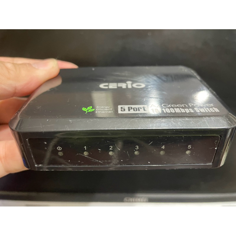 CERIO 交換器 非常好看 1005B 5埠10/100Mbps桌上型乙太網路交換器 集線器。 | 蝦皮購物