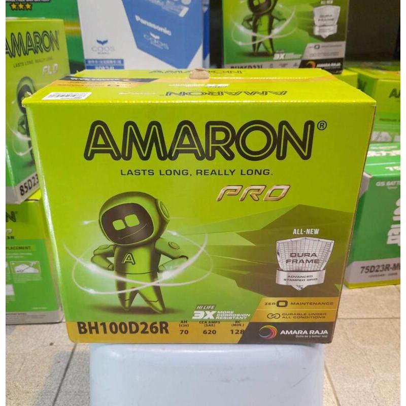 全新愛馬龍AMARON 銀合金高效能汽車電瓶規格100D26R | 蝦皮購物