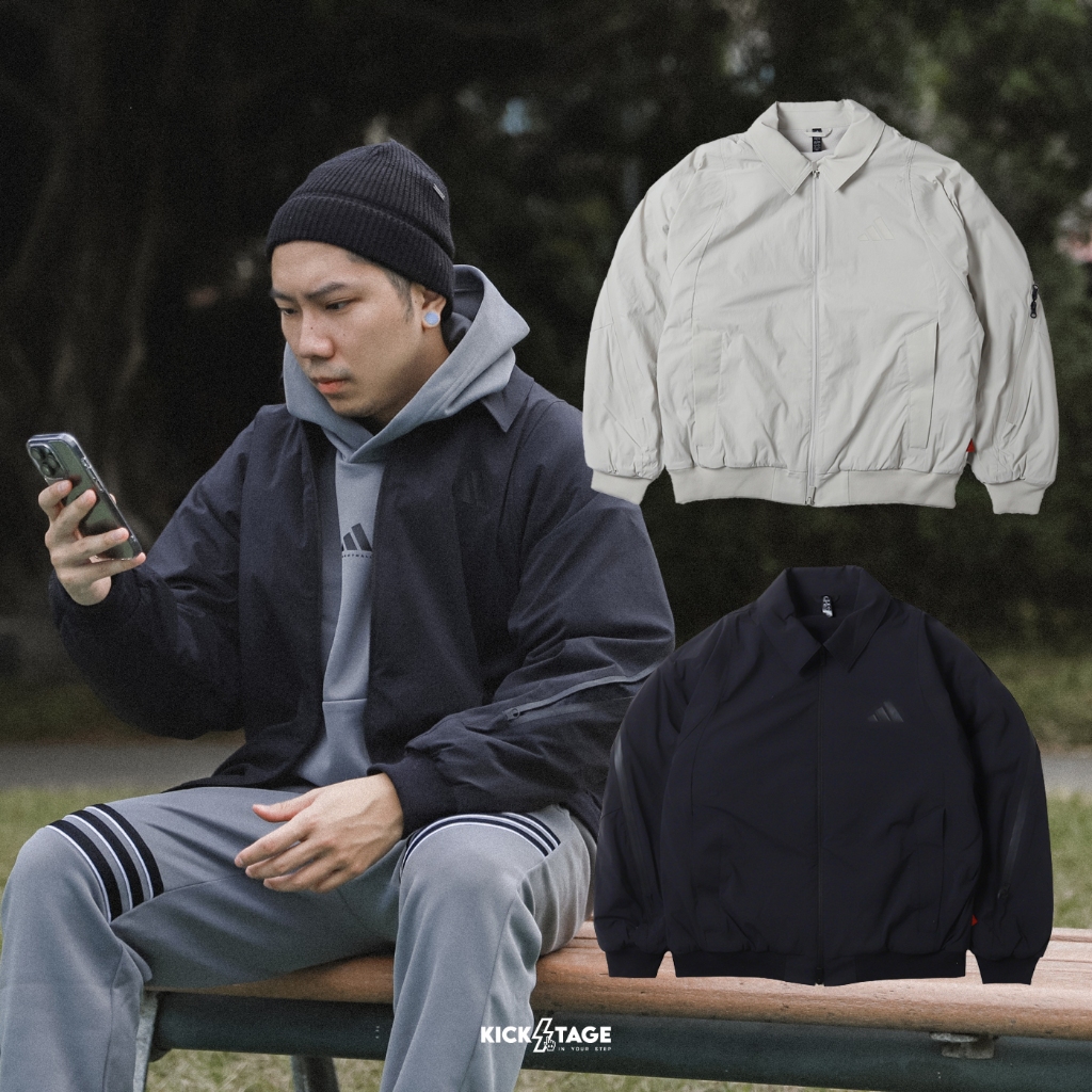 ADIDAS CNY JACKET 黑 米白 寬鬆 立領 蛇紋 開襟 夾克 運動外套 男款【JZ4192/JZ4194】 | 蝦皮購物