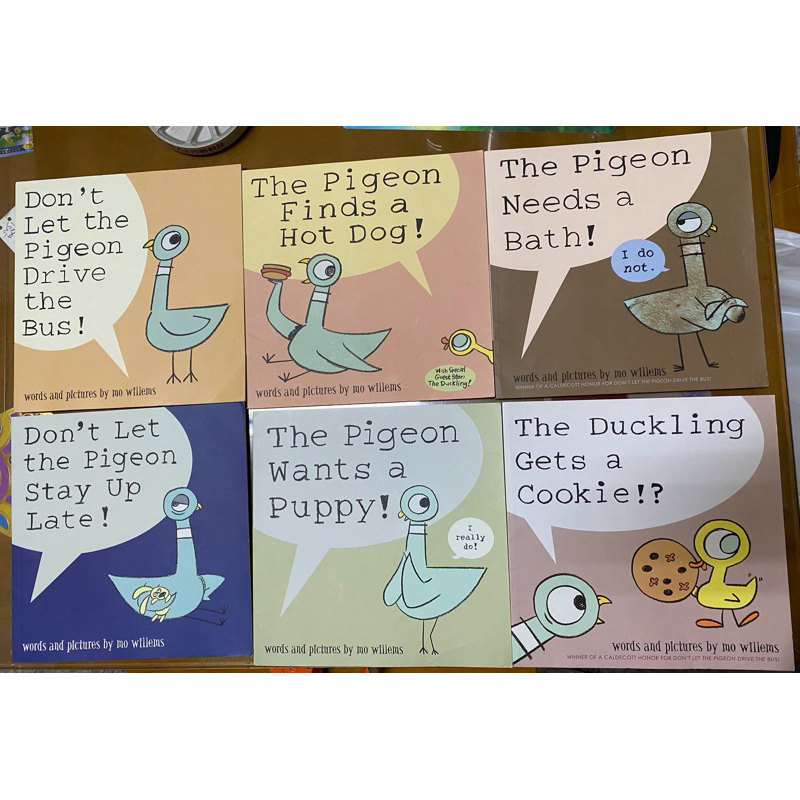 Mo Willems Pigeon Book Collection六本合售（二手書）八成新 | 蝦皮購物