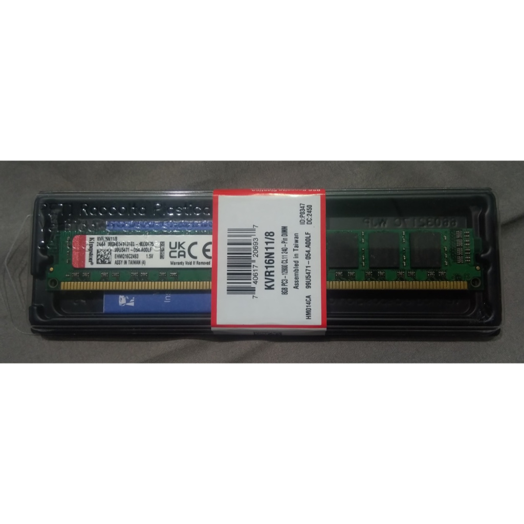金士頓 kingston KVR16N11/8 DDR3 1600 8G 雙面 桌上型記憶體 | 蝦皮購物