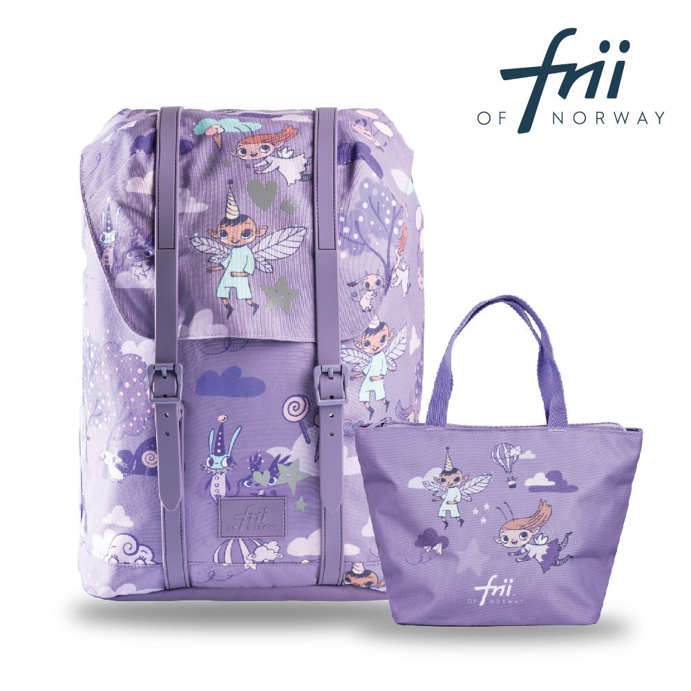 frii Retro 22L輕量護脊書包/ 精靈朋友/ 贈便當袋 eslite誠品 | 蝦皮購物