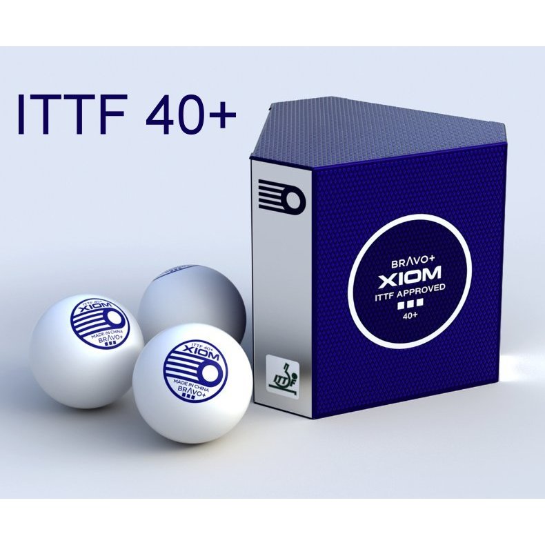XIOM BRAVO+ ITTF40+有縫三星比賽球(千里達桌球網) | 蝦皮購物