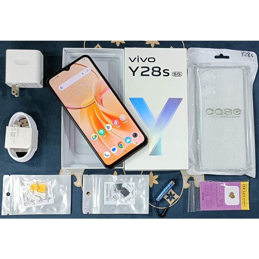 *典藏奇機*展示機出清-vivo Y28s 5G 128G 6.56吋大螢幕 5千大電量 八核心 防塵防水 棕 | 蝦皮購物