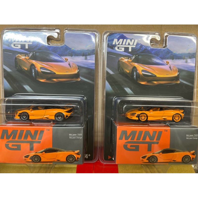 =天星王號= MINI GT #814 McLaren 750S 麥拉倫 橘色 1/64 美版吊卡 | 蝦皮購物