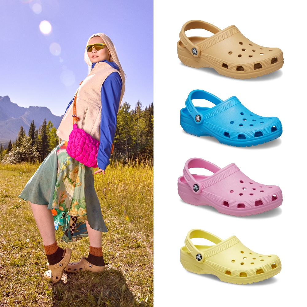 Crocs卡駱馳 (中性鞋) 經典克駱格 classic-10001-209 洞洞鞋 | 蝦皮購物