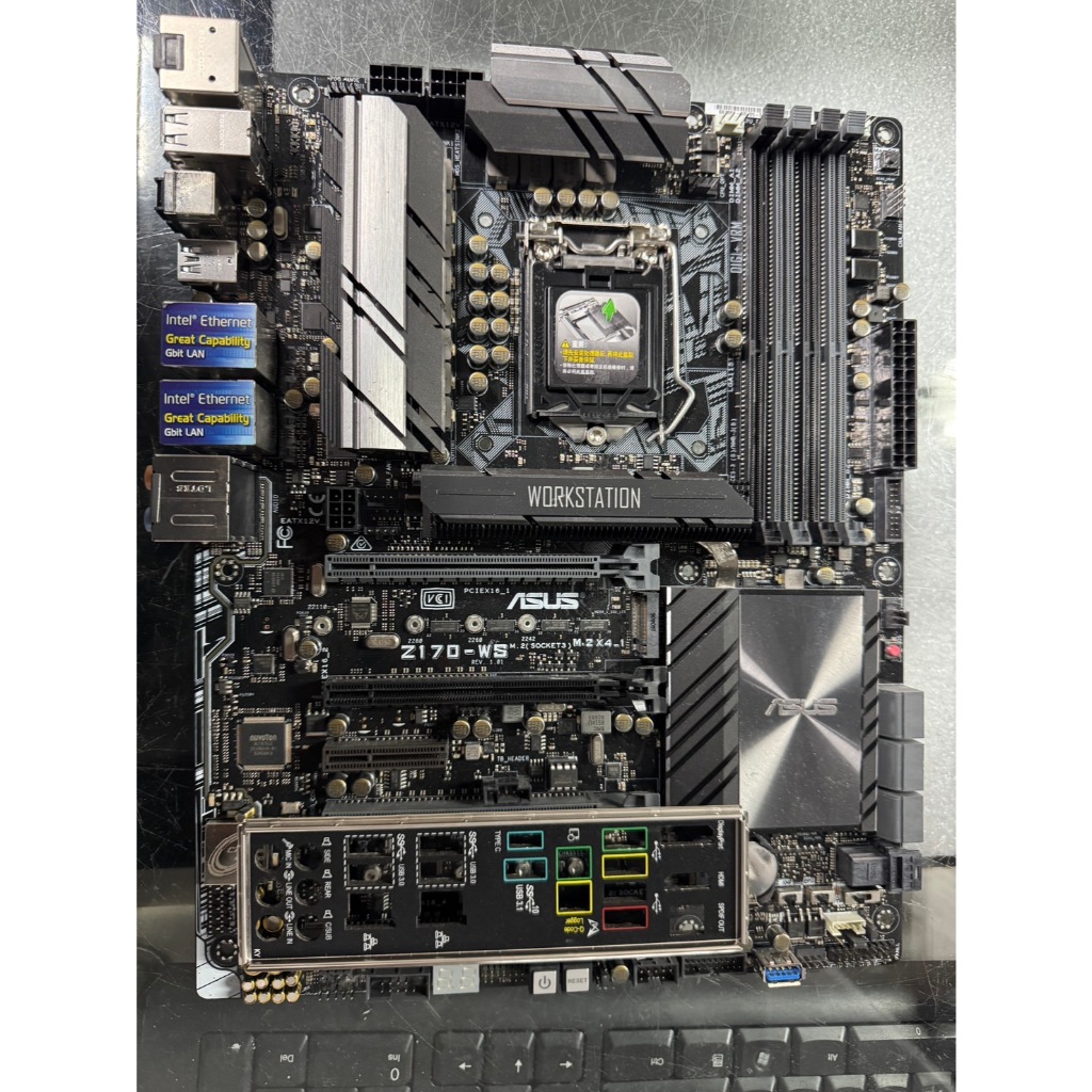 ASUS 華碩 Z170 WS DDR4 1151 腳位 Z170 晶片 M.2 PCIE 升級換下 如圖 | 蝦皮購物