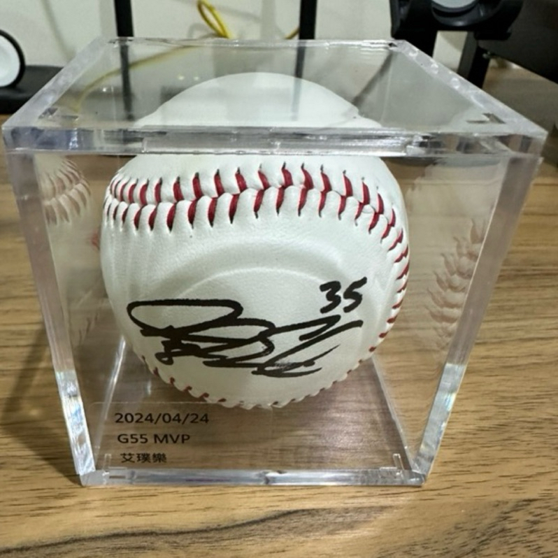 CPBL 中華職棒 味全龍 Dragons 投手 艾璞樂 2024 G55 單場MVP 紀念簽名球 | 蝦皮購物