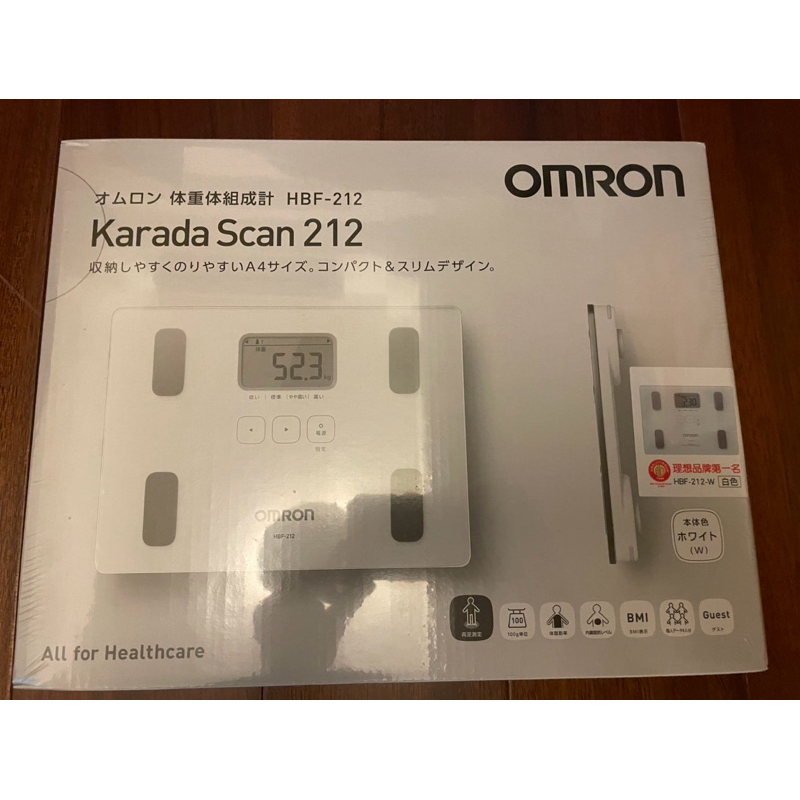 《白色》全新OMRON 歐姆龍體脂計karada scan HBF-212 | 蝦皮購物