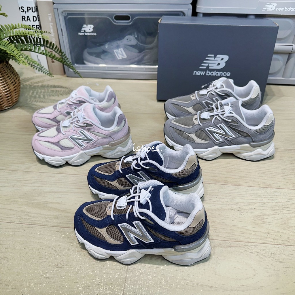 iShoes正品 New Balance 9060 中童 免綁鞋帶 童鞋 PV9060BA PV9060BF W | 蝦皮購物