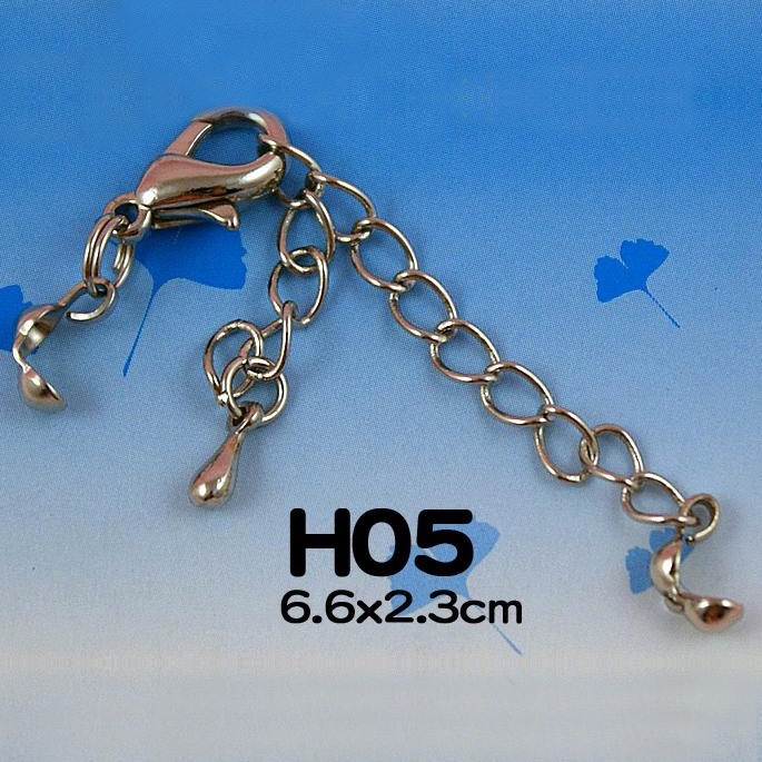 西西手工藝材料 五金配件-H04/H05(1入)龍蝦勾+收線夾/螞蟻夾+尾鏈條 螞蟻扣尾鍊條 珠包扣項鍊結尾扣 滿額免運 | 蝦皮購物