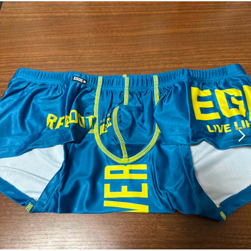 [絕版品]日本EGDE超低腰（藍色/M號）REBOOT系列四角內褲。現貨在台，免等待。日本製。 | 蝦皮購物